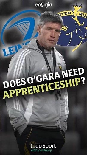 Does Ronan O'Gara need to coach Leinster or Munster BEFORE Ireland?