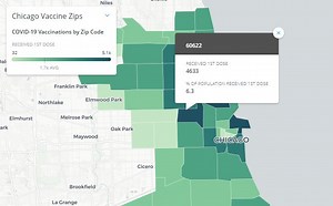 Mapa por código postal: así va la vacunación contra COVID-19 en Chicago