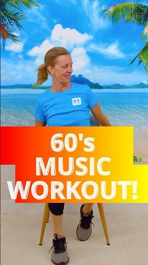 10-Minute Seated Cardio Workout with 60’s Music | Fun Chair Exercises for Seniors!