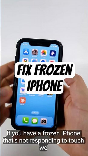 How to Fix Frozen or Unresponsive iPhone #iphone #fix #ios
