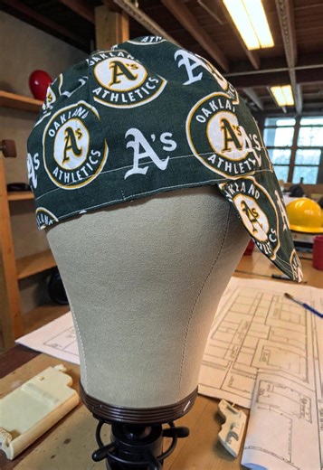 6 Paneled Reversible Welders & Hard Hat Cap Oakland A's - Etsy