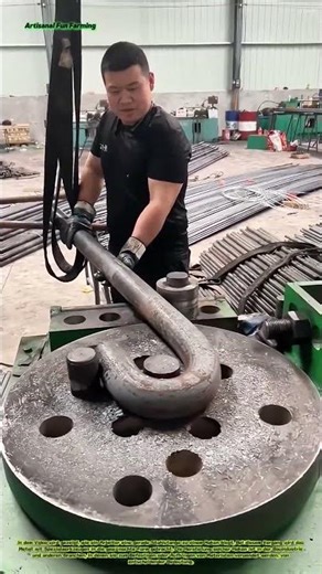 Biegen von Stahlstangen: Herstellung von Haken aus geraden Bewehrungsstäben