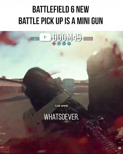 Battlefield 6 New Battlepick up is a Minigun 🤯 MP-RMG