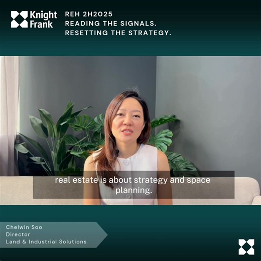 Long-term industrial planning is shifting — with sustainability and resilience now central. Our Director of Land & Industrial Solutions, Chelwin Soo, shares a brief takeaway. More in REH 2H2025. Read the full report: https://kfmconnect.com.my/reh2h2025?utm_source=instagram&utm_medium=social&utm_campaign=REH2H2025&utm_content=signup #REH2H2025 #KnightFrankMalaysia #KnightFrankInsights | Knight Frank Malaysia
