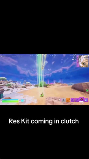 When the res kit comes in clutch 👏😭. #fortnite #foryoupage #newbietiktok