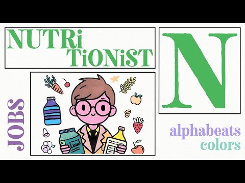 ABC Songs for Kids | N | NUTRITIONIST🧑‍⚕️| Learn the Alphabet with Jobs!