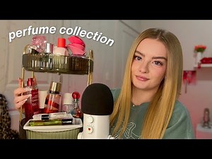 ASMR my fragrance collection ⊹ ࣪ ˖⟡ glass tapping, liquid sounds