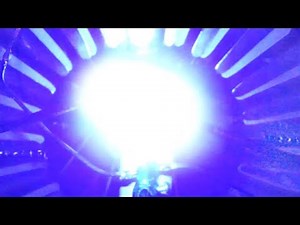 Homemade Wimshurst Machine - first run