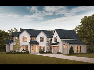4,754 Sq Ft Dream Modern Transitional Home Tour [Plan 8937-00013]