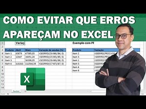 Como Corrigir Erros nas Fórmulas do Excel com SEERRO