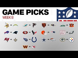 NFL Game Picks Week 8