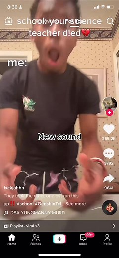 Keyboard backup on TikTok
