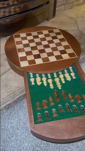 Our Round Solid Wood Chess Set