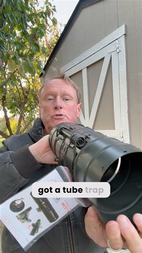 Jeffslodigarden | California restricts anticoagulant baits, so I’m going the legal route: buying a tube trap from a wildlife control company and giving it a... | Instagram