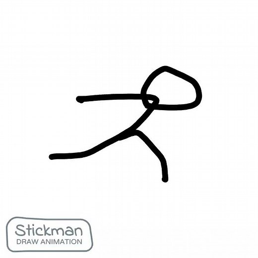 Stickman Running Animation