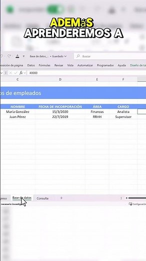 ¡Crea tu Propia Base de Datos en Excel con Formulario y Botones Personalizados!