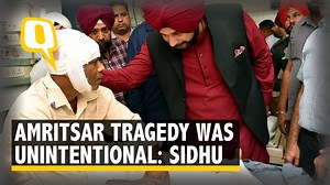 294K views · 391 shares | Punjab Minister Navjot Singh Sidhu on his visit to the Civil Hospital in Amritsar to meet the injured, said the tragedy which killed at 61 people and left scores injured was not motivated. Read the full story here: https://bit.ly/2NOHTKt | The Quint | Facebook