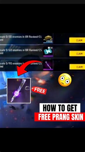 "How To Get Free Prang Skin in Free Fire"🔥🤯#shorts #freefire