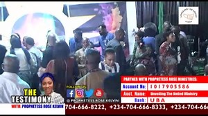 🚨 ATTENTION PLEASE; Any one chatting you on messenger asking for money is not me... I don’t Chat! Only reach me on... 07046668111 07046668222 07046668333 07046668444 07036613546 | Prophetess Rose Kelvin Ministry