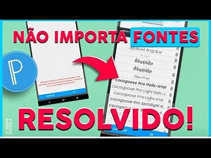 PIXELLAB NÃO ADICIONA FONTES | RESOLVIDO tutorial 2023