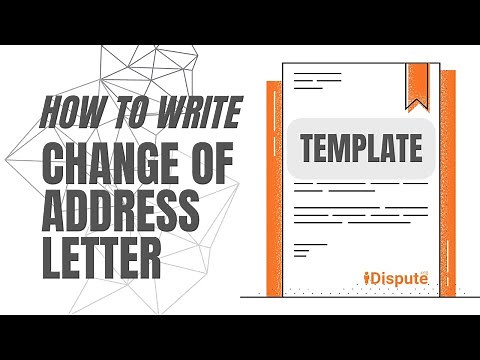 Change of Address Letter: How to Inform Your Contacts & Authorities - I Dispute & Repair Credit Fast