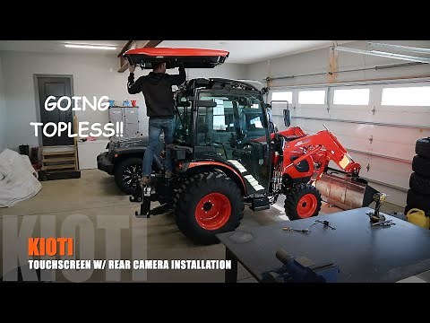 HOW to INSTALL rear CAMERA on KIOTI!! PART 2