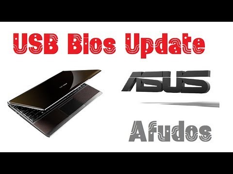 How To: Flash Netbook bios with a usb drive AFUDOS (Asus) [HD]
