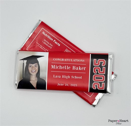 2025 Graduation Hershey Candy Wrapper With Photo Portrait Class of 2025 - Etsy