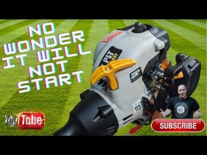 Common mistakes why a Ryobi strimmer has starting and running issues.