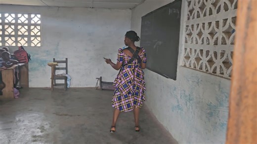 Focus On Liberia captured a Liberian female Mathematics teacher at the Jahzjet Children Outreach Christian Mission located on the RIA road. Despite being a young baby mother, she's is still passionate about teaching. | Focus On Liberia