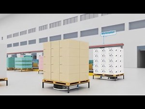 Mixed Case Palletizing from Geek+ WSR