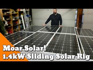 Even Moar Solar! 1.4kW Rooftop RV Sliding Solar Install - How to Build an Overlander