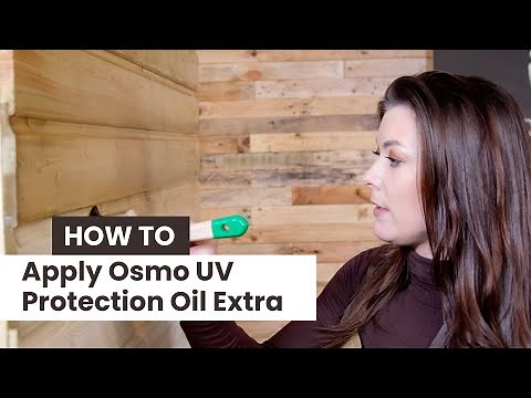 How to apply Osmo UV Protection Oil Extra
