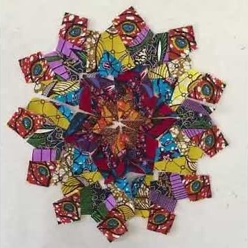 A new Kaleidoscope/mandala Quilt in process.