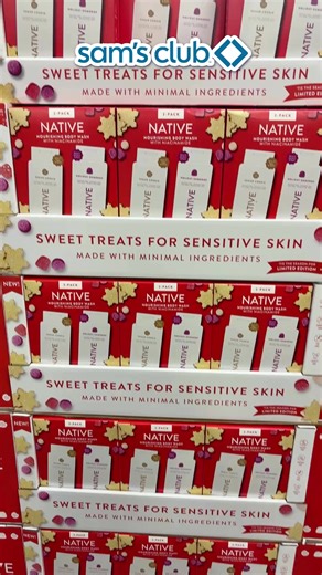 Stop by your Castle Rock Sam’s Club today to pick up the Native Holiday Body Wash! Sugar Cookie & Holiday Gumdrop are the scents - Only $19.98 while supplies last! 😎 #Club4853 | Sam's Club