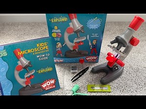 STEM Toy for Kids | Thames & Kosmos “Wow in the World” Microscope Kit