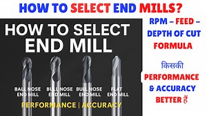 41K views · 627 reactions | How to select end mill -“Best End Mill for Machining? Ball Nose vs Bull Nose Comparison”#cnctoolings | Sigma Youth Engineers | Facebook