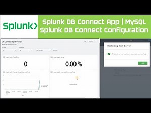 Splunk DB Connect App | MySQL Splunk DB Connect Configuration