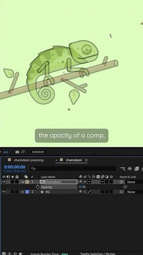 Fix See-Through Layers - Opacity of a Composition in After Effects #motiongraphics #aftereffects