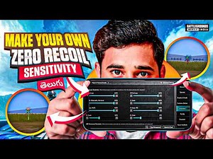 BGMI SENSITIVITY SETTINGS TELUGU || ..... BEST BGMI SENSITIVITY 🔥✅.....
