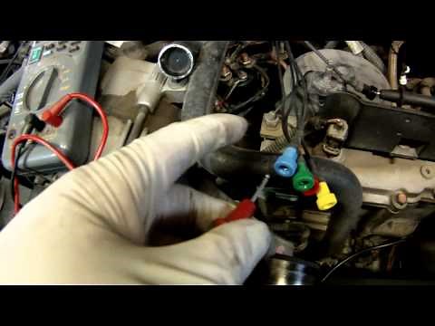 Test injector resistance on a 7.3 liter Ford Powerstroke