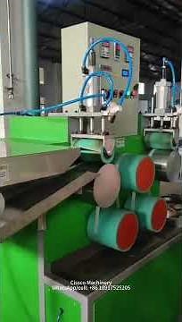 Knotless mesh net bag making machine | garlic | fruit | vegetable | extrusion line | production