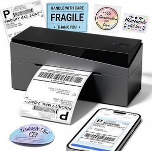 Label Printer Bluetooth+USB Thermal Printer for Shipping Label Royal Mail Evri | eBay UK