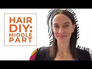 Middle Part Hair Tutorial | Hairstyle DIY for Straight Hair