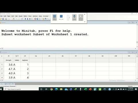 MINITAB:Contrast Analysis