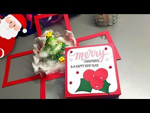 Christmas Explosion Box | DIY Christmas Gift Idea | Tutorial