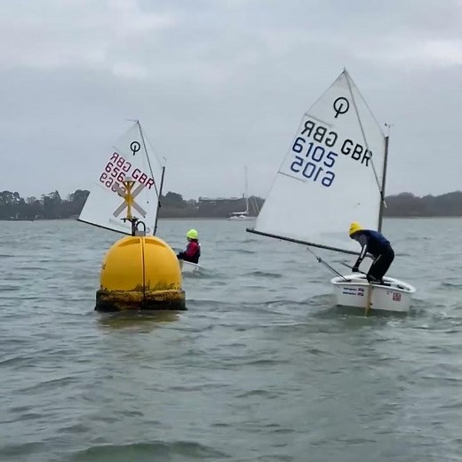 Top Mark Rounding Drills | Warsash Sailing Club Optimist Training