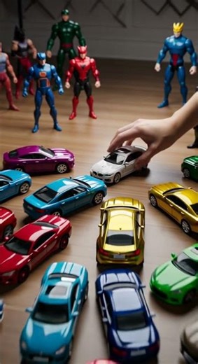 Car Amazing mini track racing action #cars #carshow #toycollector