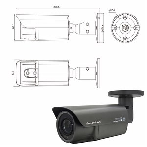 [Hot Item] CCTV Security Surveillance Network IP Bullet Camera From CCTV Camera Supplier