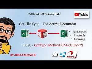 Solidworks API 04 - Get file type of active document